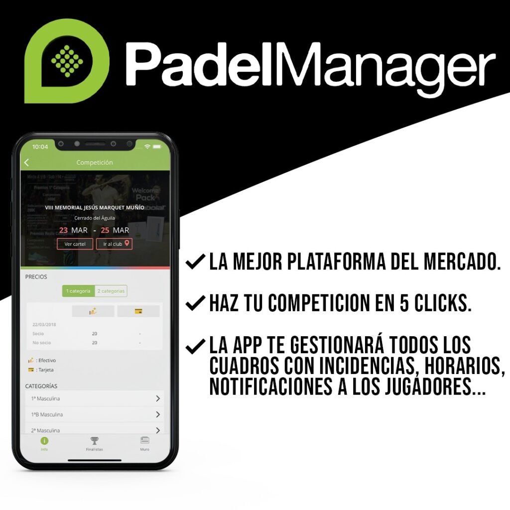 Descubre por qué Padel Manager es la mejor App de pádel