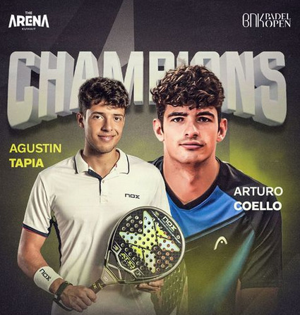 TAPIA Y COELLO GANAN SU PRIMER PARTIDO EN EL BNK PADEL OPEN