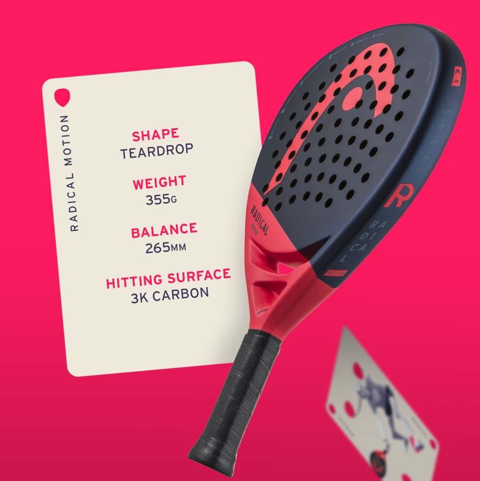 Control your game with the new RADICAL series from HEAD